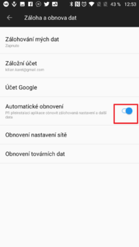 Jak obnovit zařízení s Androidem do továrního nastavení (factory reset)?
