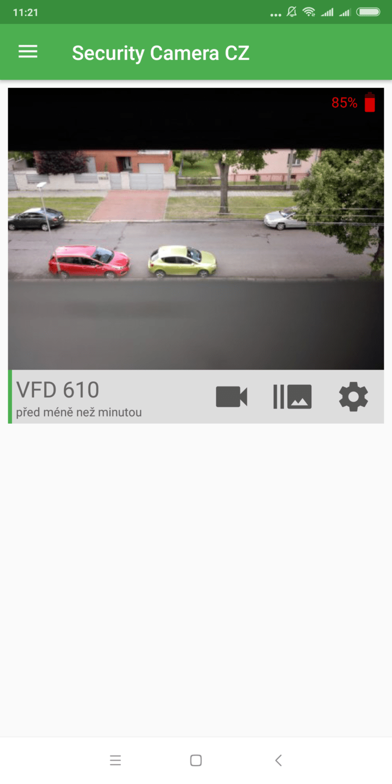 Aplikace Security Camera promění váš mobil v bezpečnostní kameru