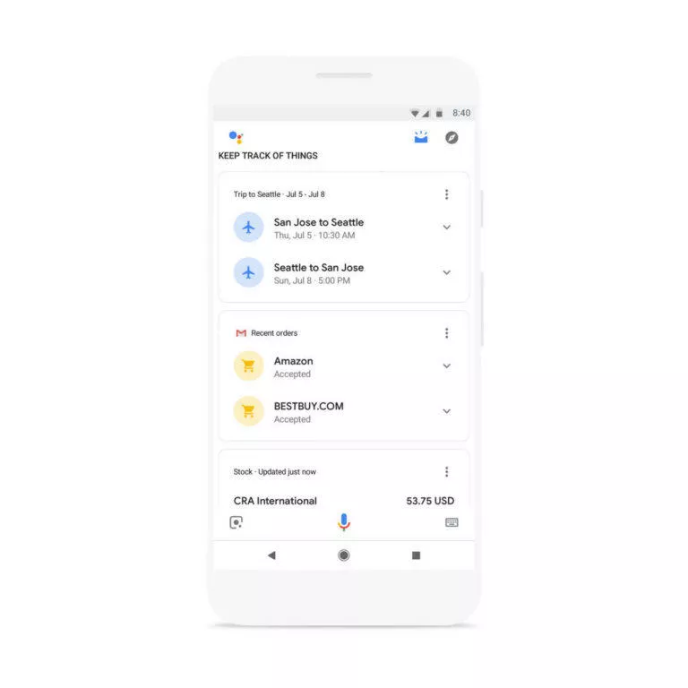 Skvělá zpráva: Personalizované informace z Google Now se vrací