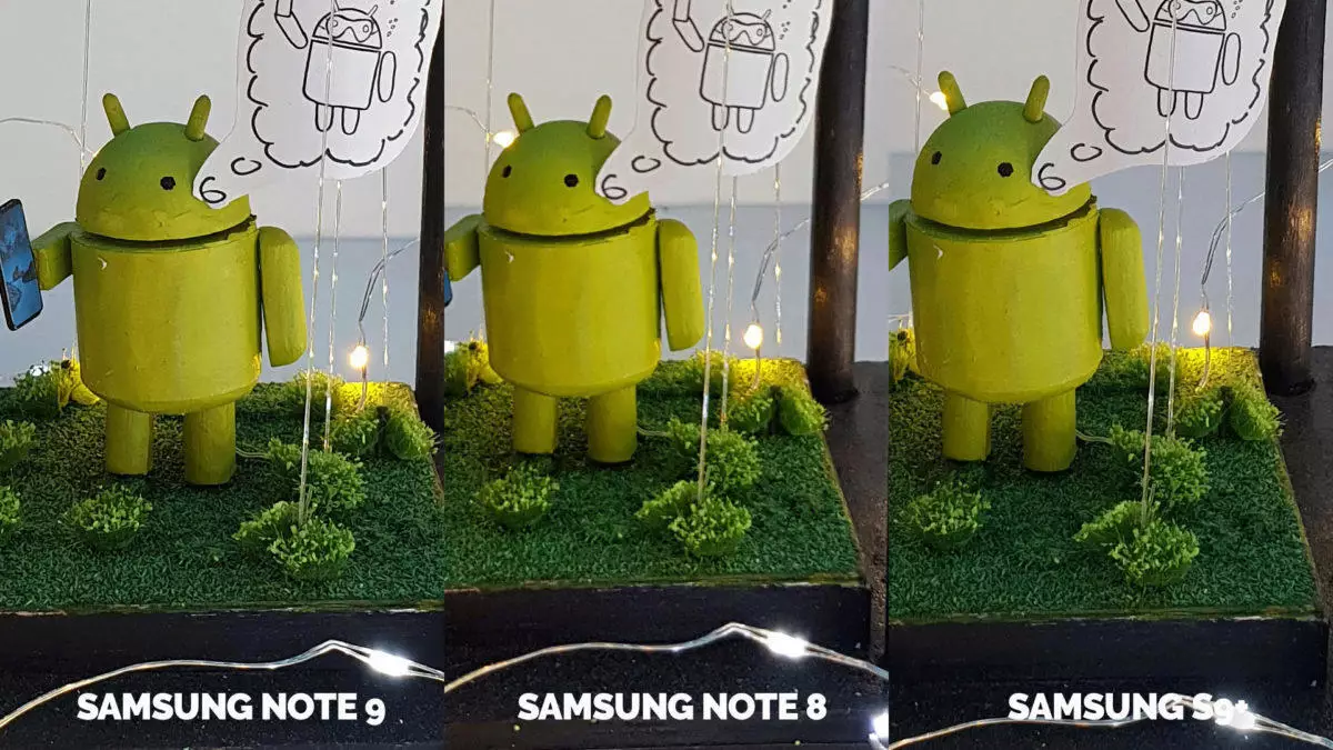 Srovnání fotoaparátu Samsung Galaxy Note 9 vs. Note 8 vs. Galaxy S9+