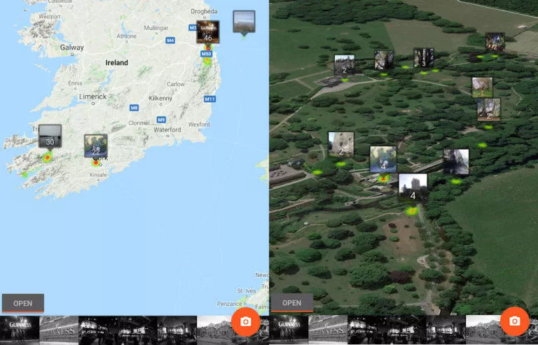 Aplikace Photo Map vám ukáže vaše fotografie přehledně na mapách