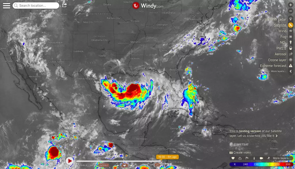 Předpověď Windy přidává nový nástroj, ukáže aktuální vývoj oblačnosti