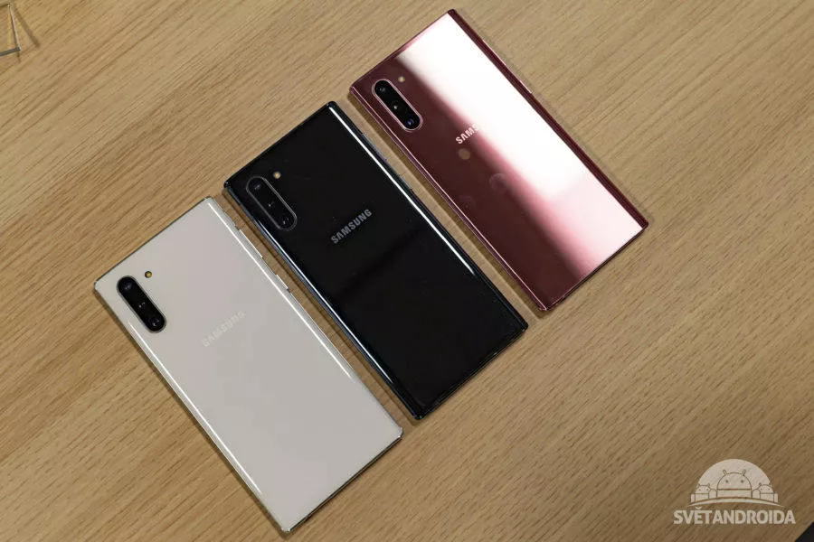 Samsung Galaxy Note 10 dostává lednové bezpečnostní záplaty