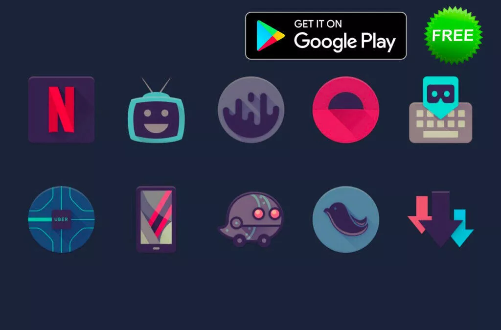 Zajímavé placené icon packy zdarma: zajímavý Hexanet White