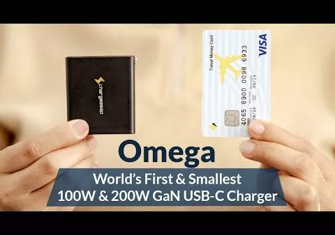 Nabíječka Omega zbořila Kickstarter. S výkonem 200W nabije cokoliv