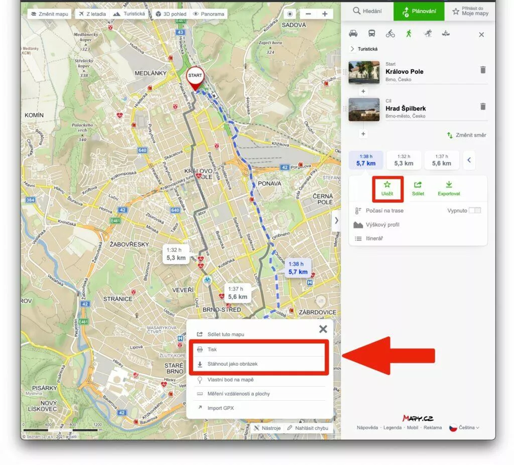 Jak naplánovat výlet v aplikaci Mapy.cz? Průvodce nejlepšími tipy