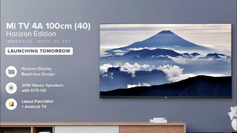 Xiaomi představilo televizi Mi TV 4A 40 Horizon Edition