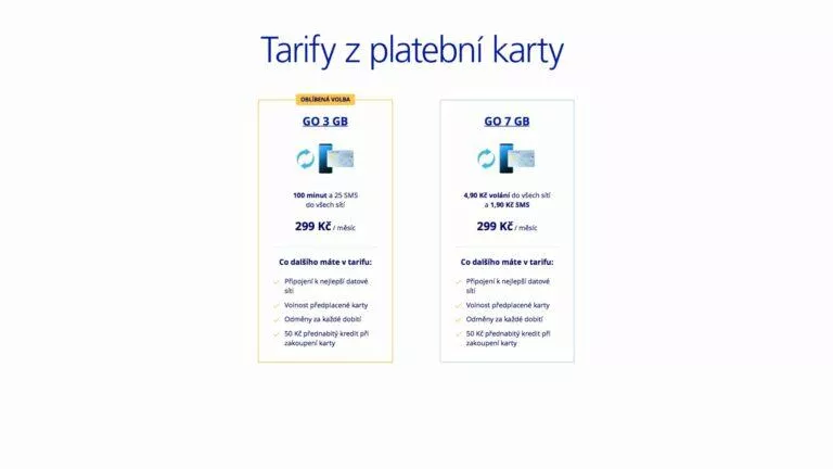O2 vylepšuje tarify NEO a FREE+ a přidává i další