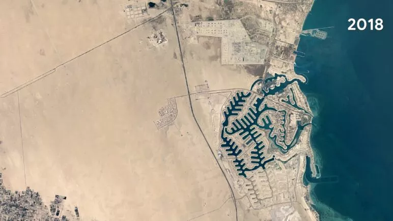 Na telefonech si konečně pustíte časosběrné záznamy z Google Earth