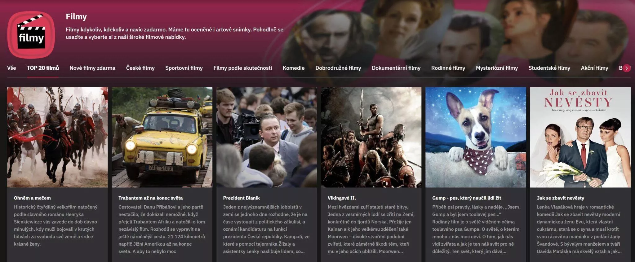 Sledujte filmy a seriály online legálně a zdarma! Jak na to?